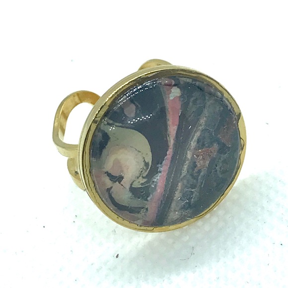 Hand Crafted | Jewelry | Handmade Round Dome Ring Adjustable Nsr Open ...